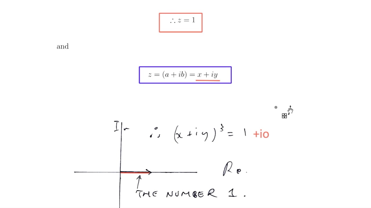 The nth roots of complex numbers applied - maths tutorial 1 - YouTube