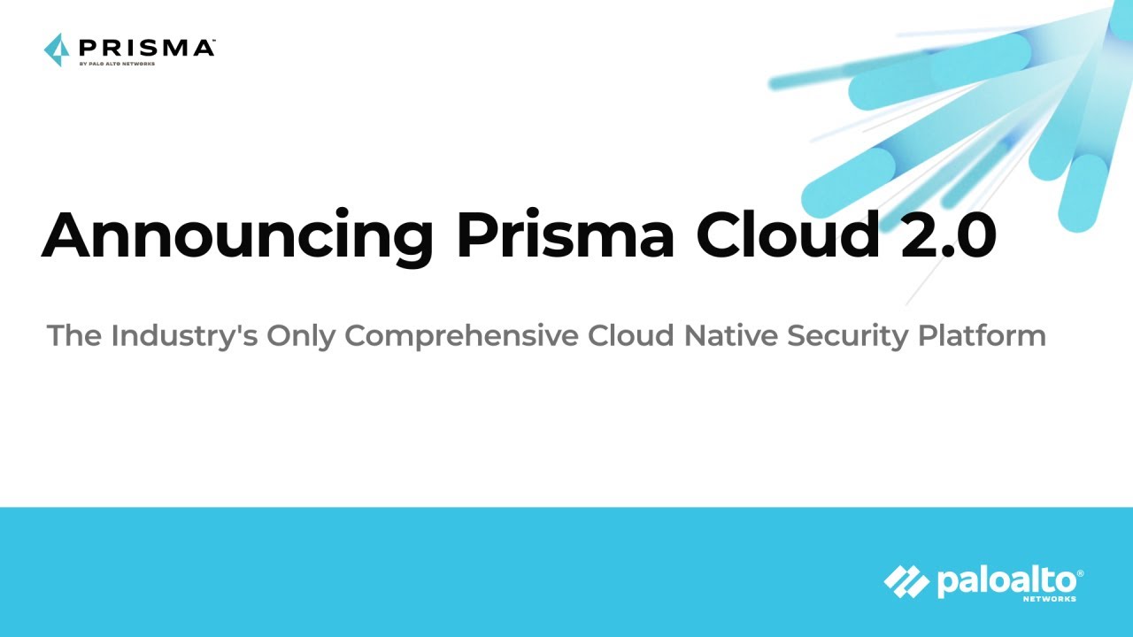 Announcing Prisma Cloud 2.0 - YouTube
