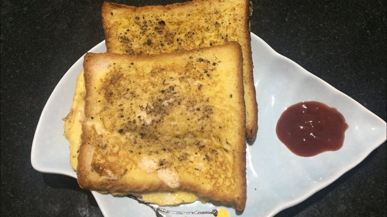 Bread Omlet recipe - YouTube