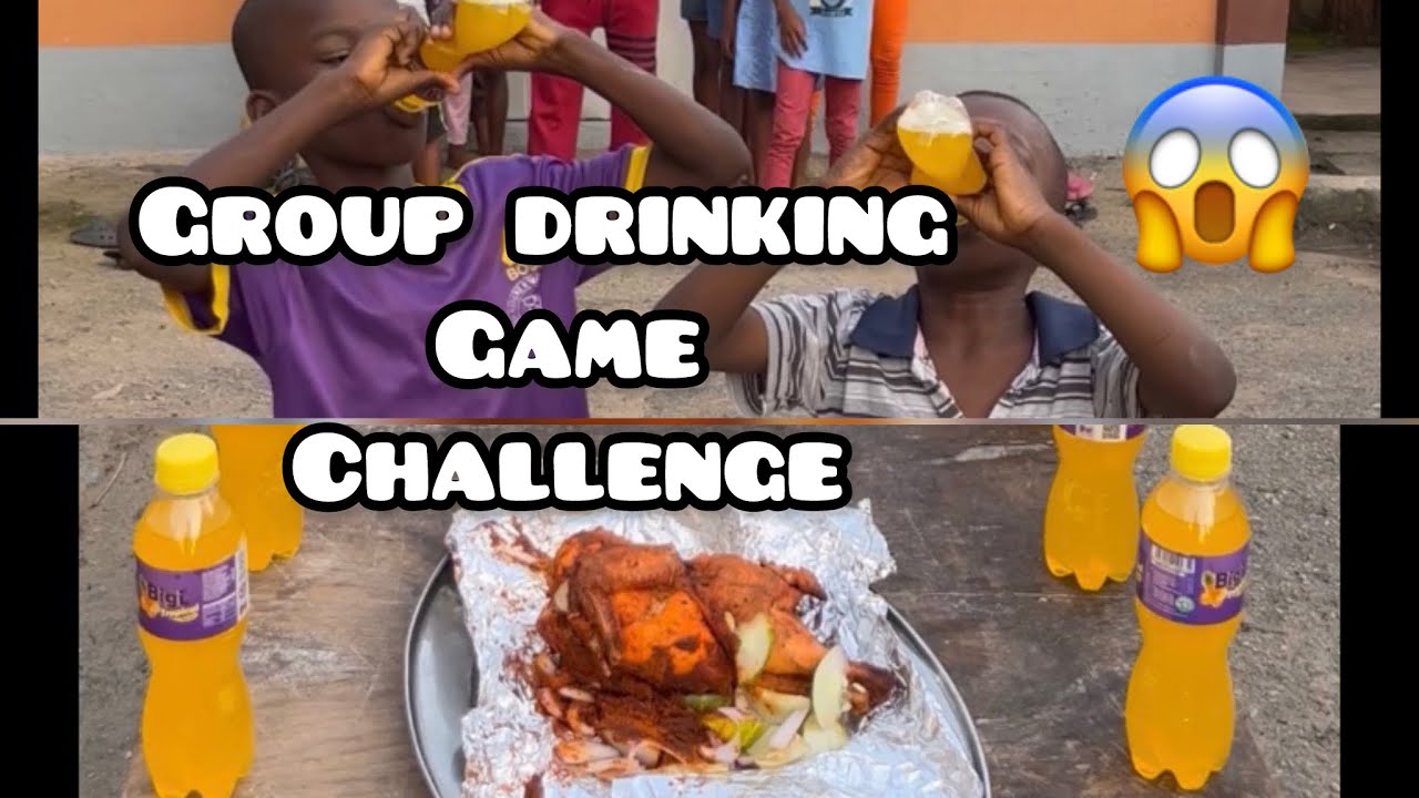 Group drinking game challenge - YouTube