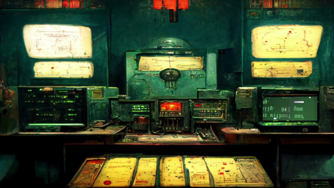 Vault Mainframe Control Room | ASMR Post Apocalyptic Dark Ambience ...