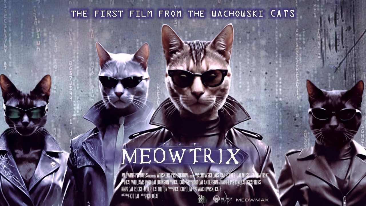 The Meowtrix - THE MATRIX Parody Trailer with Cats - [ マトリックス 猫パロディ予告編 ...