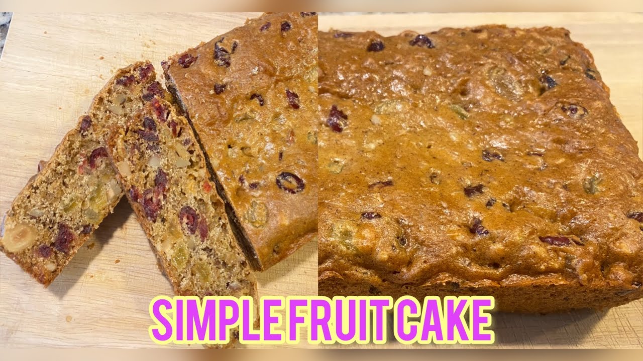 How to Bake Fruit Cake | Fruit Cake Recipe | Simple Fruit Cake Recipe - YouTube