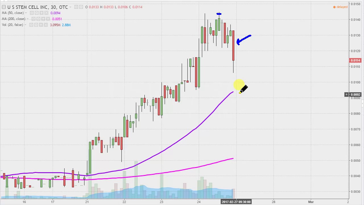U.S. Stem Cell Inc - USRM Stock Chart Technical Analysis for 02-24-17 ...