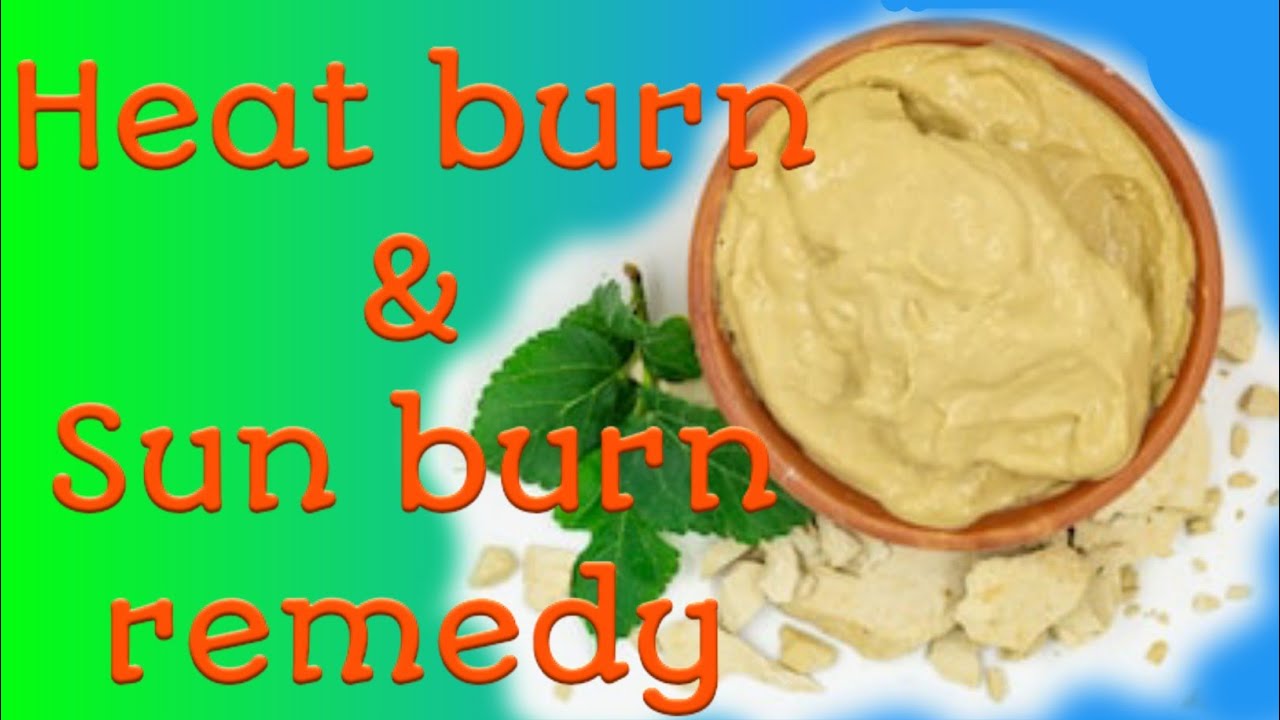 Sun burn easy quick home remedy | heat burn treatment | sun tan removal ...