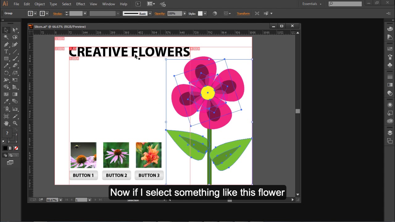 Create Slices In Illustrator Cc YouTube Create Slices In Illustrator Cc YouTube