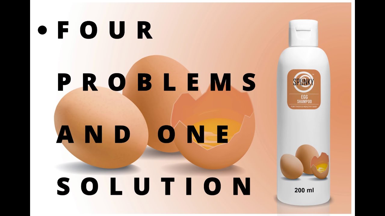 Egg Shampoo for Thick and Healthy Hair, Nourishing Shampoo with Natural ...