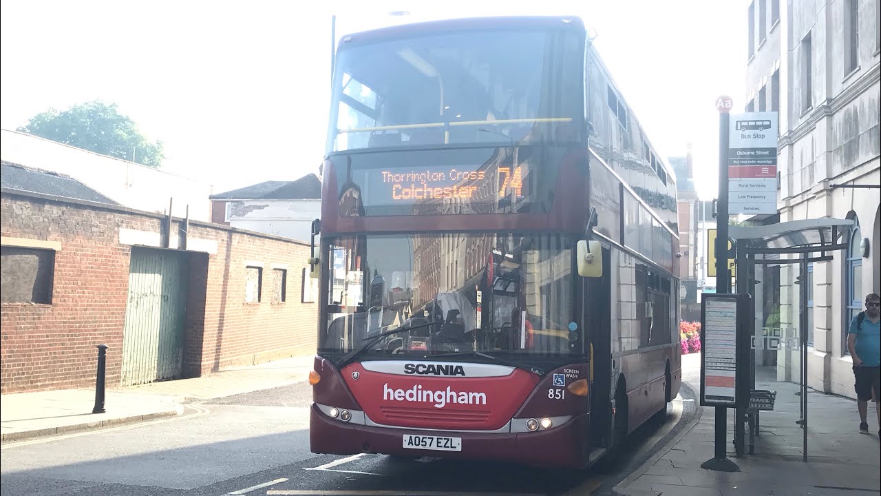 *Full Kickdown & Maxed out* Hedingham Scania N230UD OmniCity 851 Ex ...
