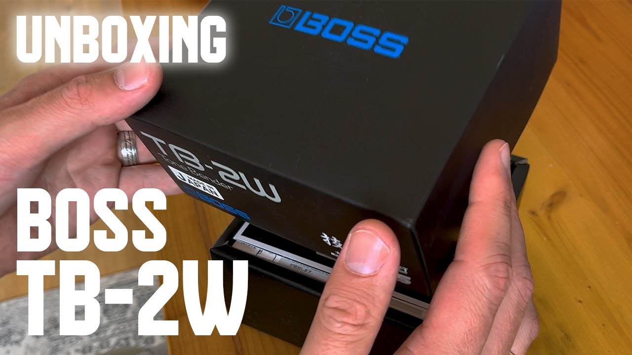 BOSS TB-2W | Tone Bender | UNBOXING - YouTube