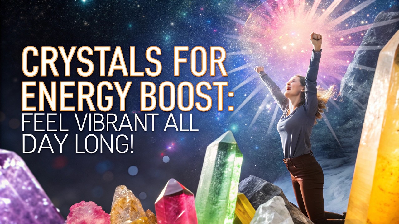 Crystals for Energy Boost: Feel Vibrant All Day Long! - YouTube