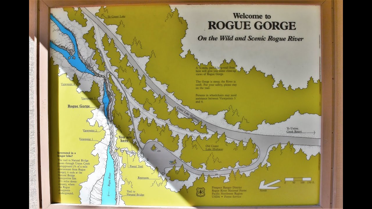 ROGUE RIVER GORGE & MILL CREEK FALLS, PROSPECT OR - YouTube