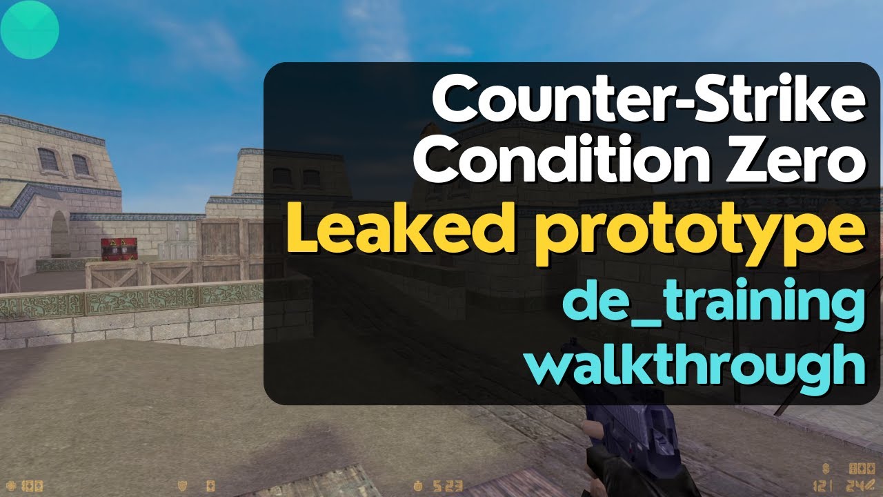 Counter-Strike: Condition Zero leaked prototype - de_training (cut map ...