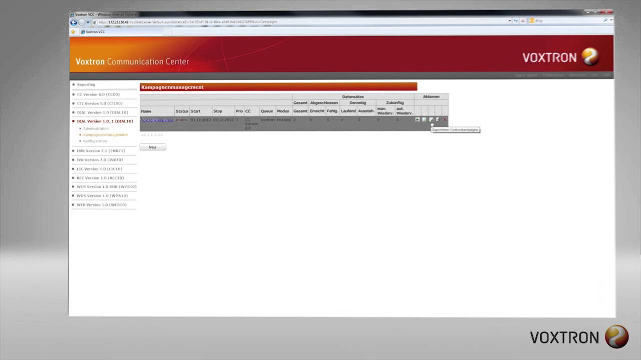 Voxtron Communication Center: Outbound-Modul - YouTube