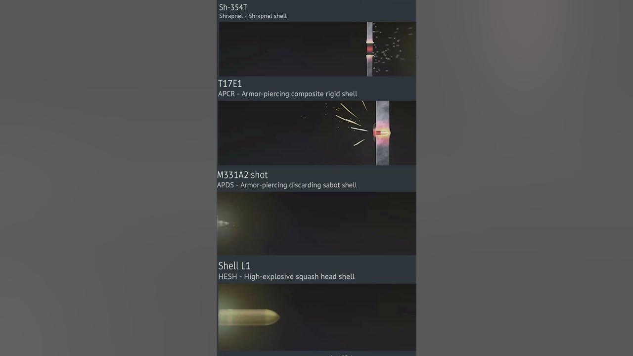 War Thunder shell animation #1 - YouTube