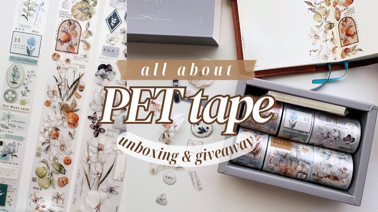My Best PET Tape Tips + Freckles Tea PET Tape Unboxing! - YouTube