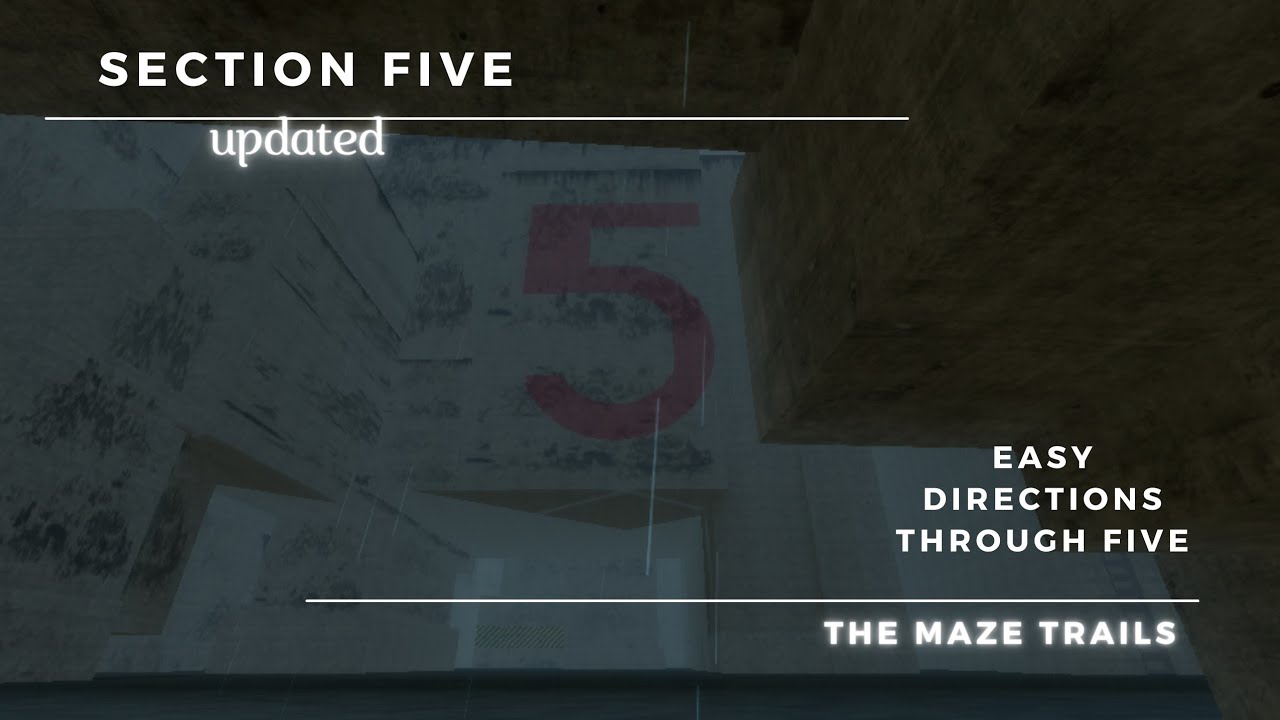The Maze Trails || Updated Section 5 and code - YouTube