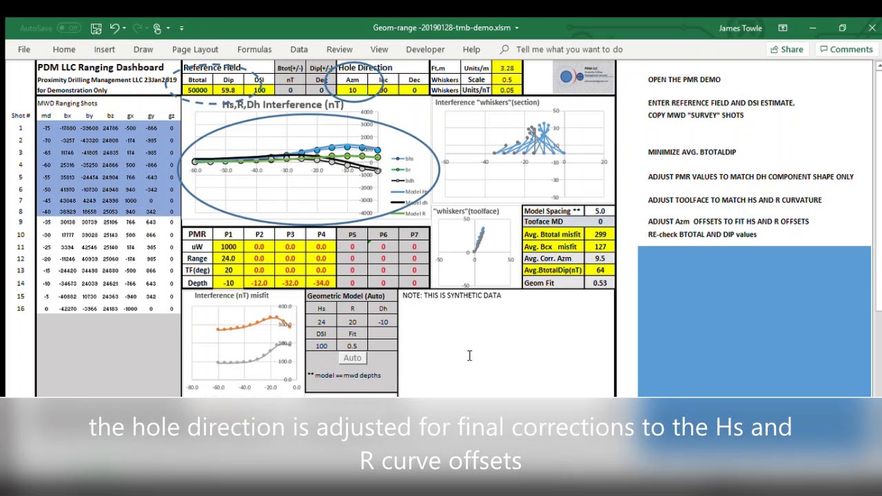 Passive Magnetic Ranging Demo 1 - YouTube