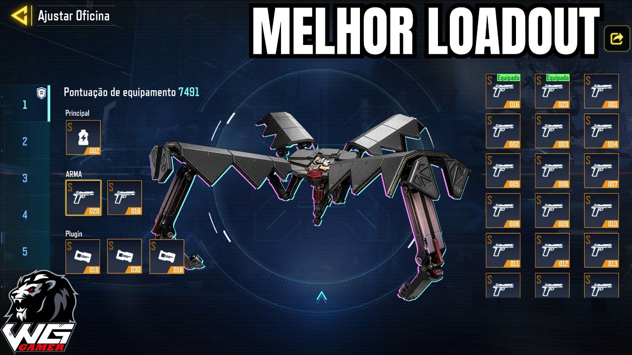 Melhor Loadout Para Usar Na Arena De Kumo Chan " Batalha De Robôs " Do ...