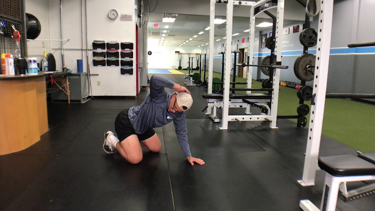 3 point t spine rotation - YouTube