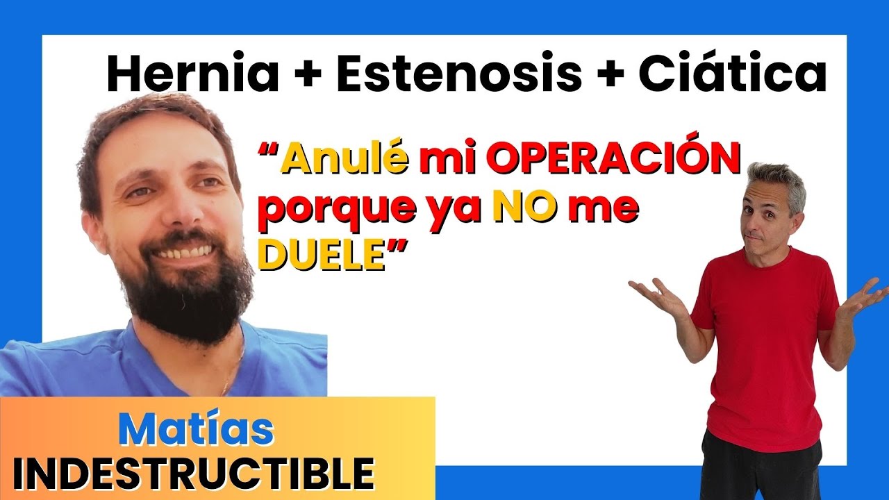 Matías Hernia Lumbar L5 S1 estenosis lumbar y pinzamiento del nervio ...