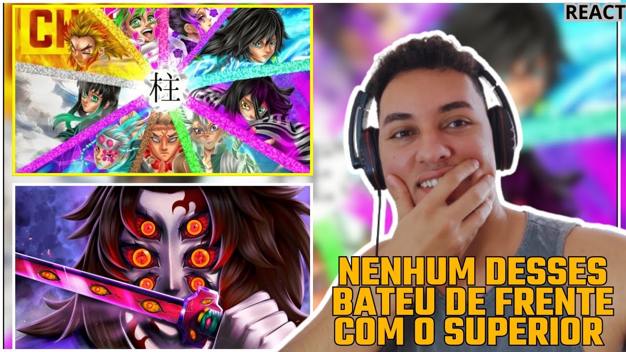 REACT / Hashira Funk 😎 (Demon Slayer) / TAKERU - Deus da Lua -1 (AULAS ...