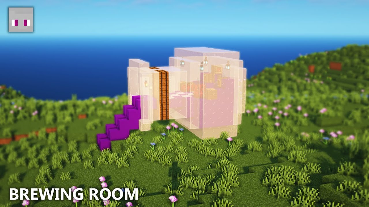 Minecraft ||Potion Bottle Brewing Room Design || Minecraft Timelapse ...