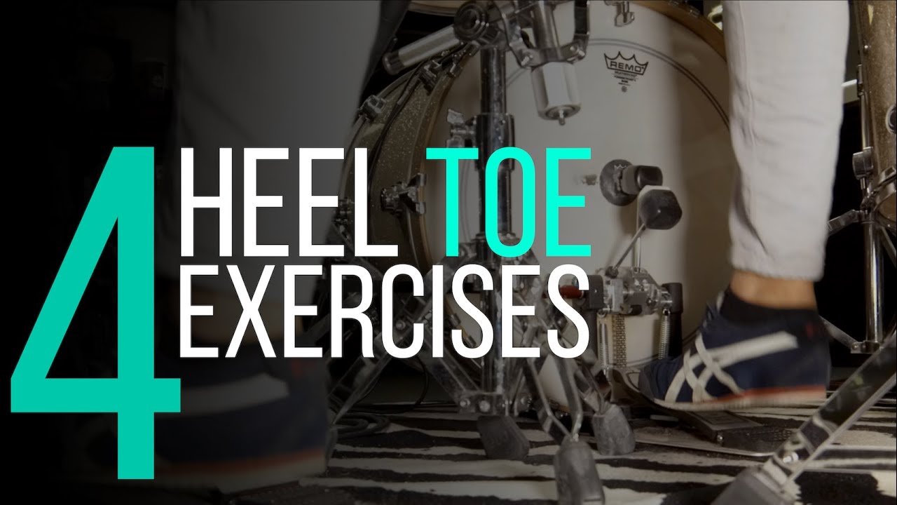 Heel Toe Technique | Broken 16th's - Drum Lesson - YouTube