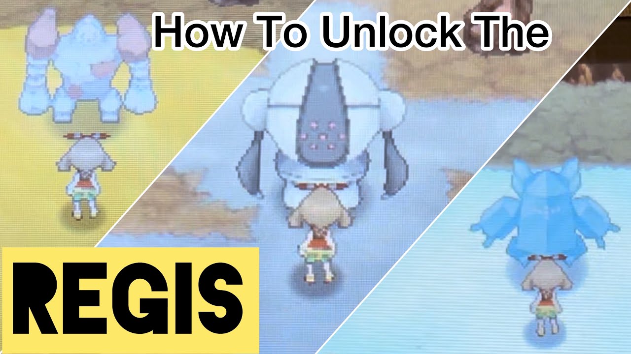 How to unlock the Regis in Pokemon ORAS GEN6 - YouTube