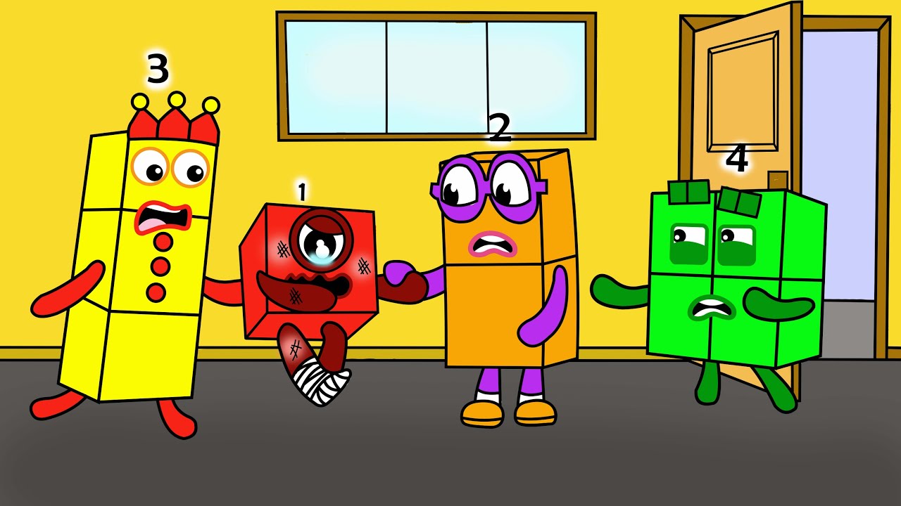 Numberblocks 2 and NB 3 Help NB 1 Back on Their Feet - Numberblocks ...