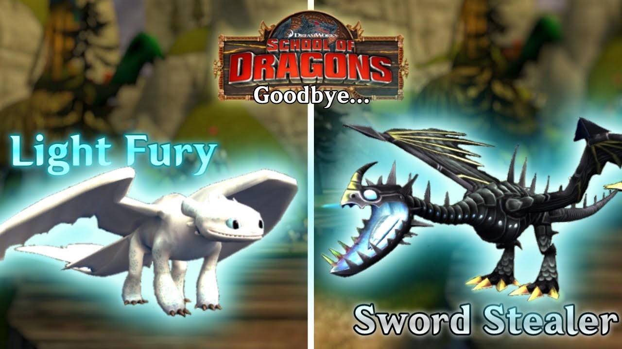 (Goodbye, SoD 😔) Customizable Light Fury & Sword Stealer Full Growth ...