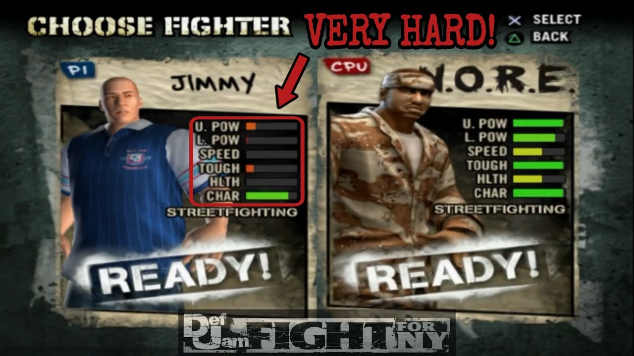 Def Jam Fight For NY | NO IMPROVEMENT | JIMMY HOPKINS vs NORE | 3 ...