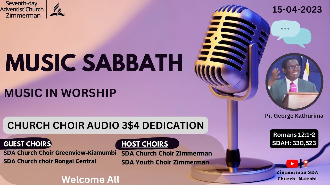 MUSIC SABBATH AFTERNOON PROGRAM|| MUSIC IN WORSHIP || 15TH APRIL 2023 ...