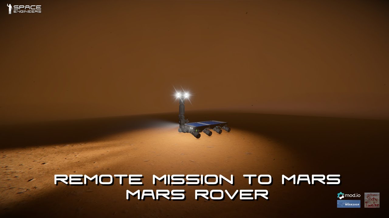 Remote Mission to Mars - Mars Rover (Space Engineers Cinematic) - YouTube