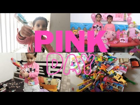 Tanish ke school me hua pink day celebration ll pinky rawat vlog 🙏🙏 ...