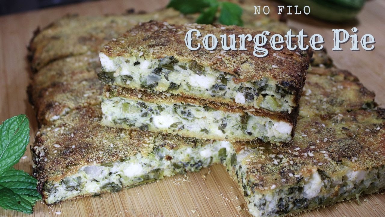 Courgette Pie without filo pastry/ Κολοκυθόπιτα χωρις φύλλο 💖🌟😋😍👌🏻 ...