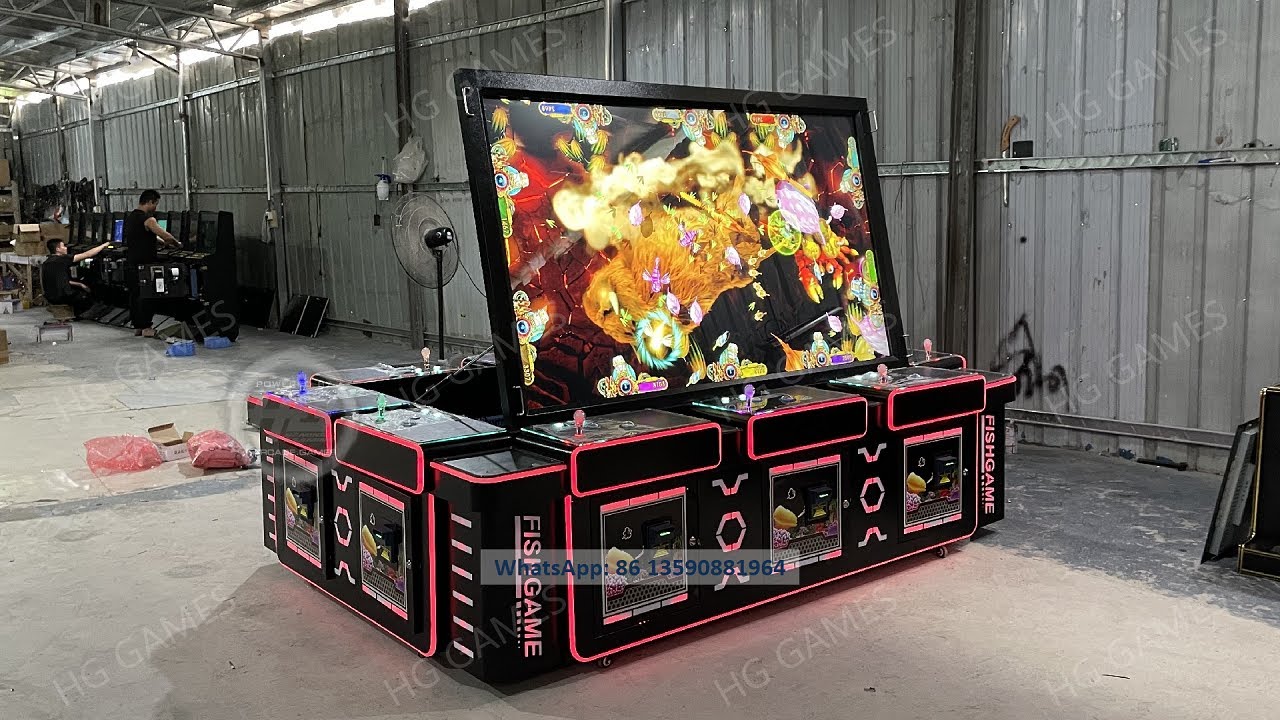 High Quality 86 inch 10 Players Fish Hunter Game Machine,10 Seats ...