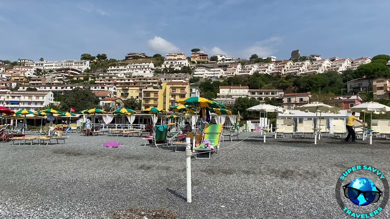 Beautiful, Random Beach Scenes in Scalea, Italy - YouTube