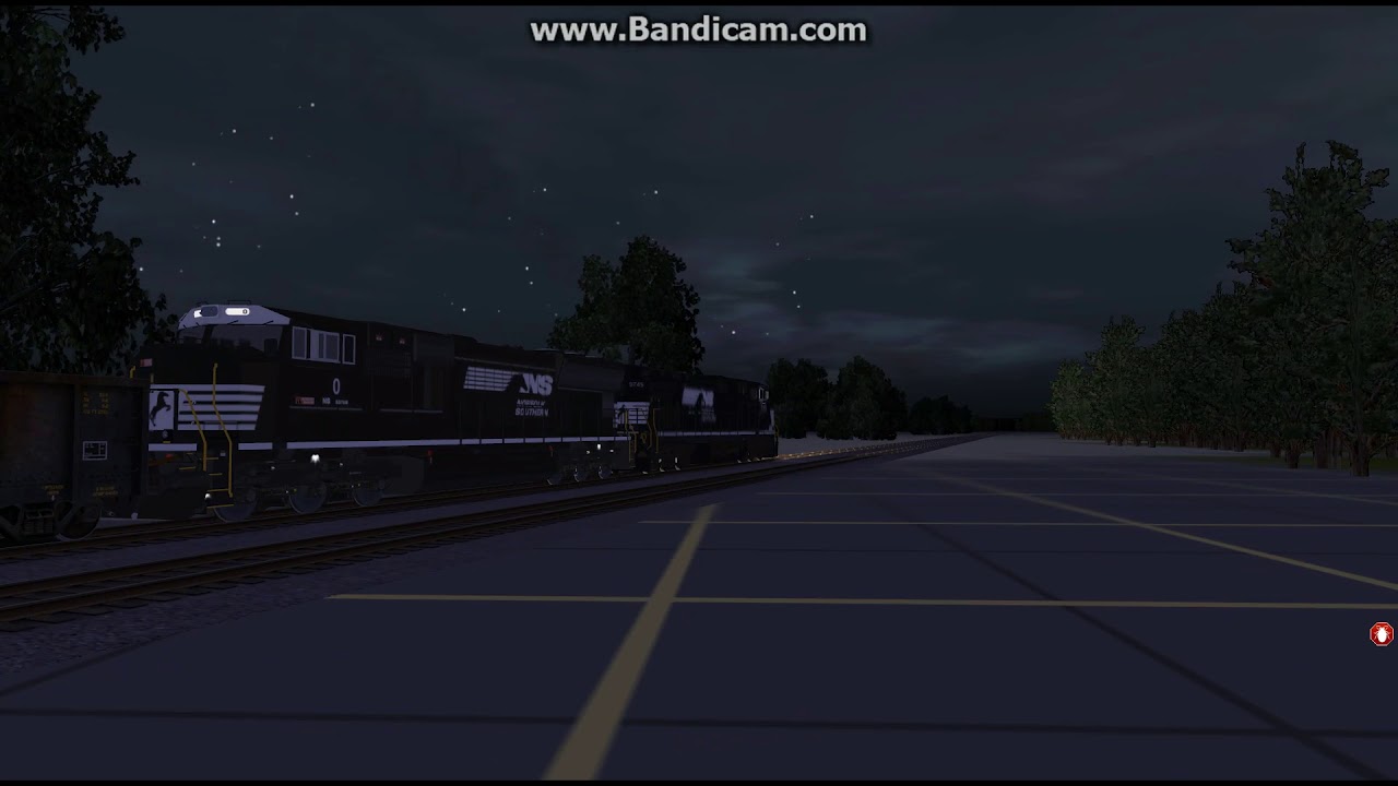 Trainz 12 Norfolk Southern train in White, Ga - YouTube