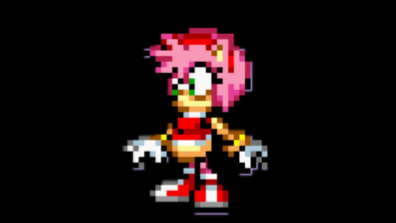 Amy Rose inflation sprites - YouTube