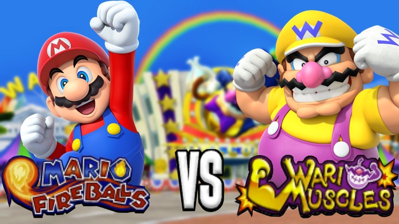Mario Super Sluggers - Team Mario Vs. Team Wario - YouTube