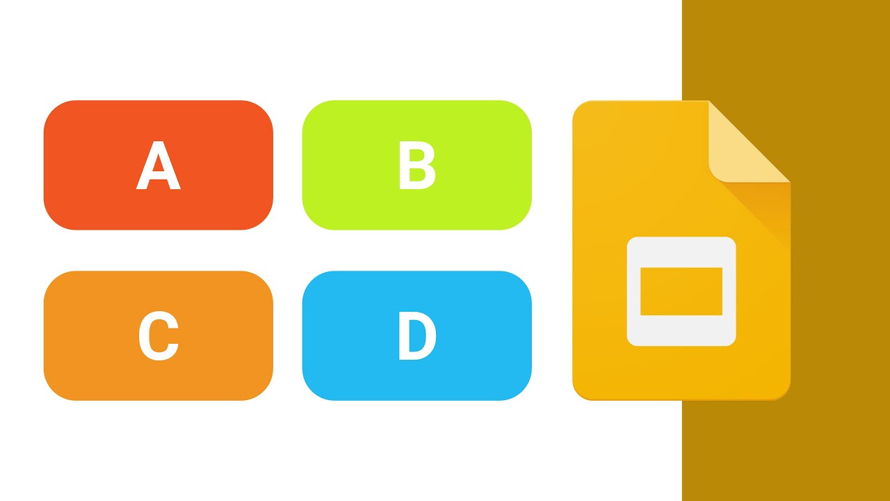 Create a Quiz Like Multiple Choice Slide Using Google Slides - YouTube