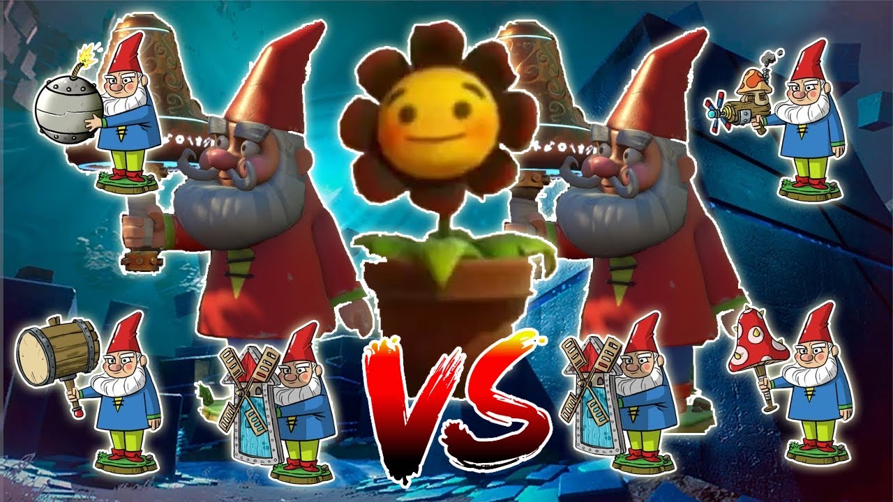 Dark Flower vs all Gnomes | Plants vs Zombies GW2 - YouTube