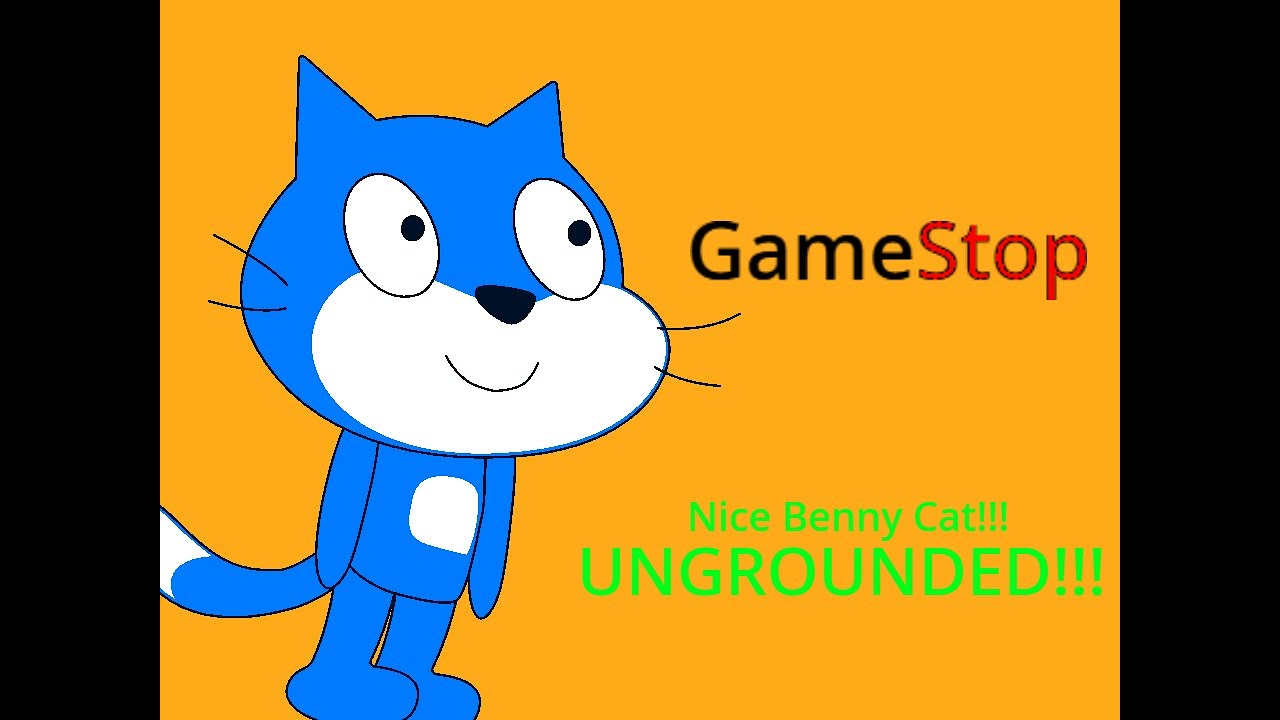 Benny Cat behaves at GameStop/UNGROUNDED - YouTube