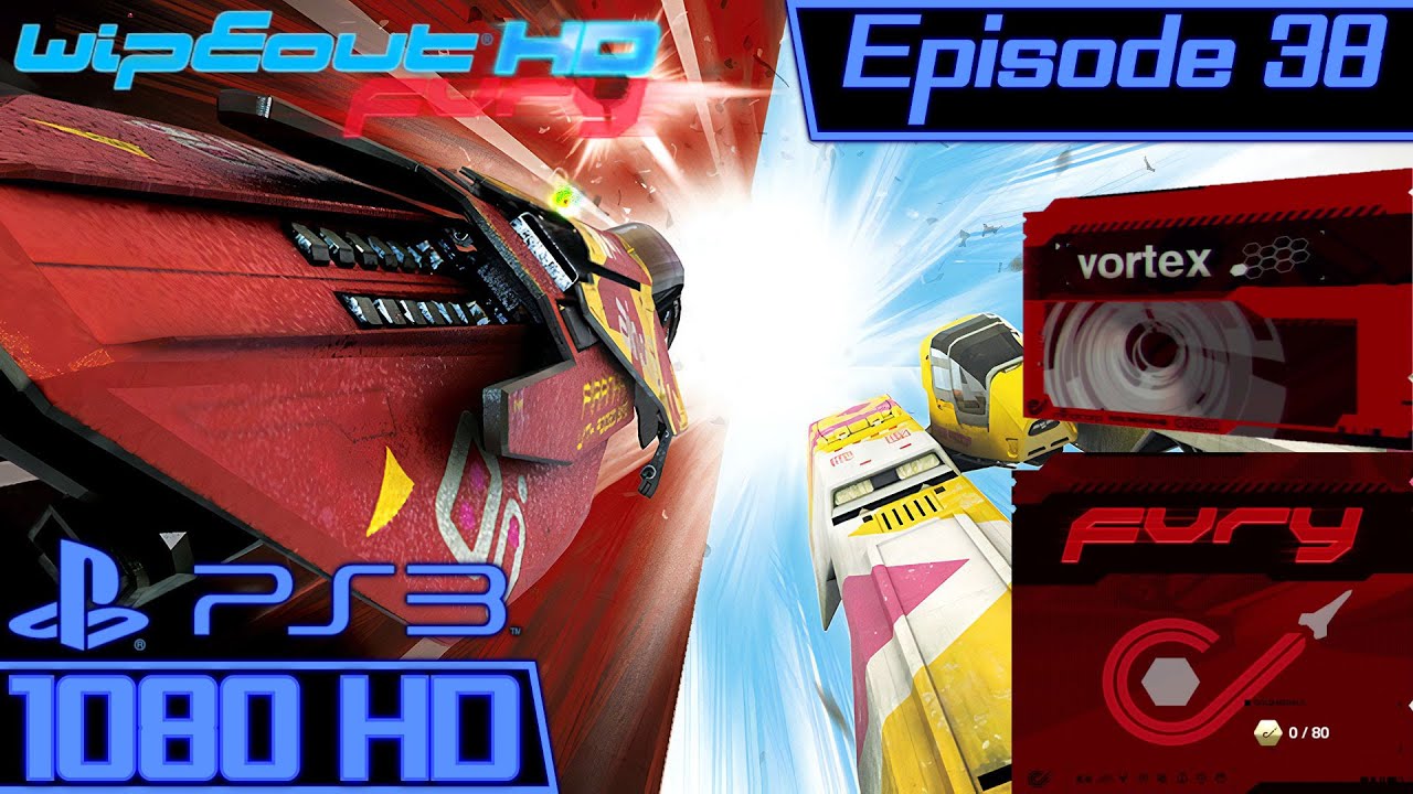 Wipeout HD Fury (PS3) - Episode 38 [Fury Campaign] Vortex - YouTube