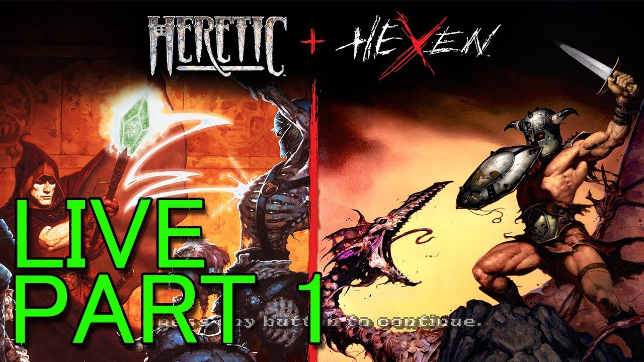 Heretic Remastered- LIVE - Some Classic Medieval FPS - YouTube