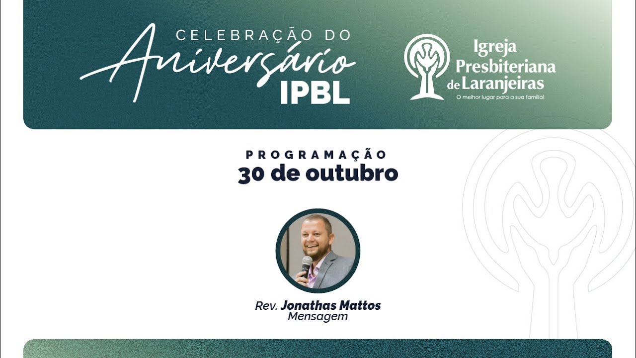 Culto IPBL 30/10/2022 - YouTube