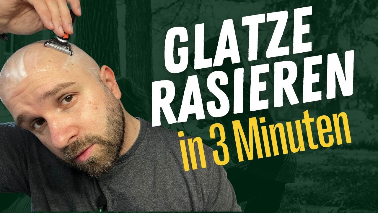 So rasierst Du Deine Glatze in 3 Minuten | Kopfrasur a la Speedy ...