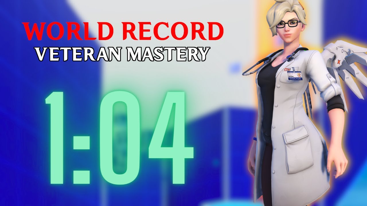[WORLD RECORD] FASTEST Mercy Veteran Hero Mastery Speedrun - YouTube