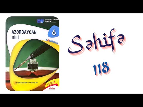 6-cı sinif DİM testi Azərbaycan dili səhifə 118 (Liseylər üçün sınaq)