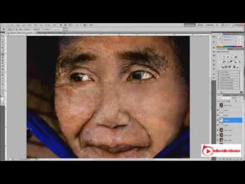 How to make 100 years old woman look like 20 - YouTube